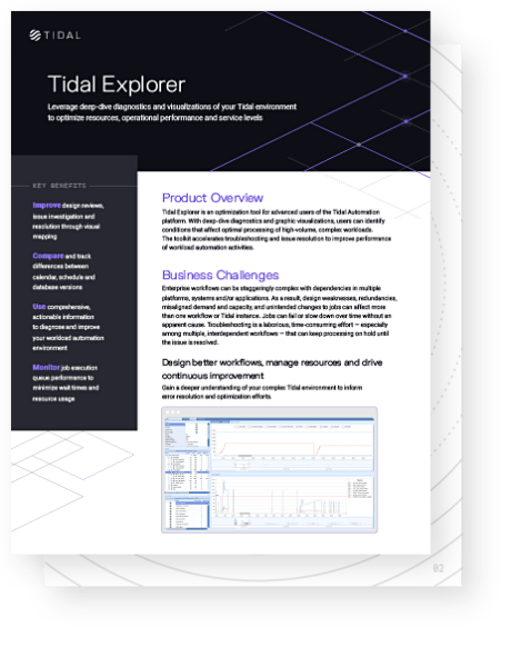 Overview of Tidal Explorer Capabilities