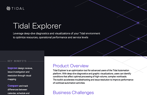 Overview of Tidal Explorer Capabilities